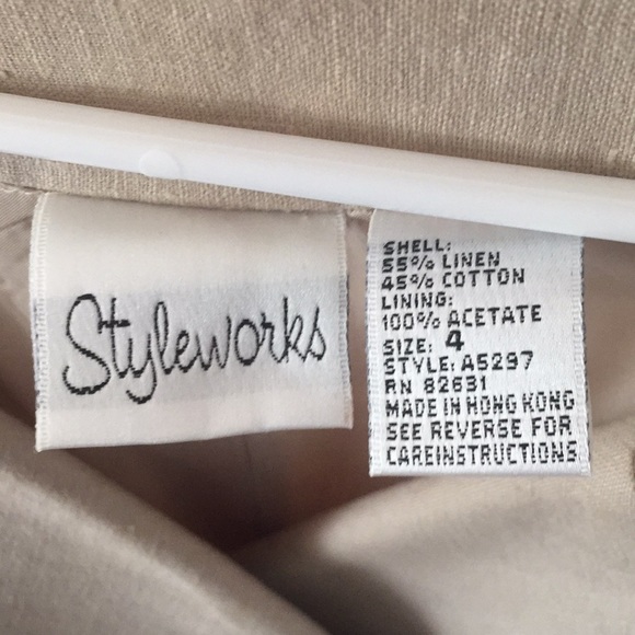 Styleworks | Other | Styleworks Suit Beige Jacket Maxi Skirt Lined 4 ...